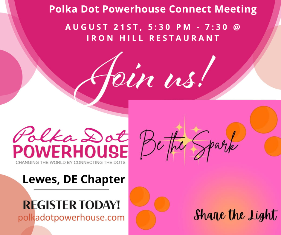 August 21, 2025 | Lewes Chapter Dinner Meeting 5:30-7:30 pm ET-Lewes, DE