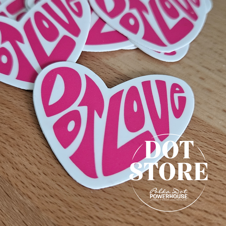 Dot Love Sticker